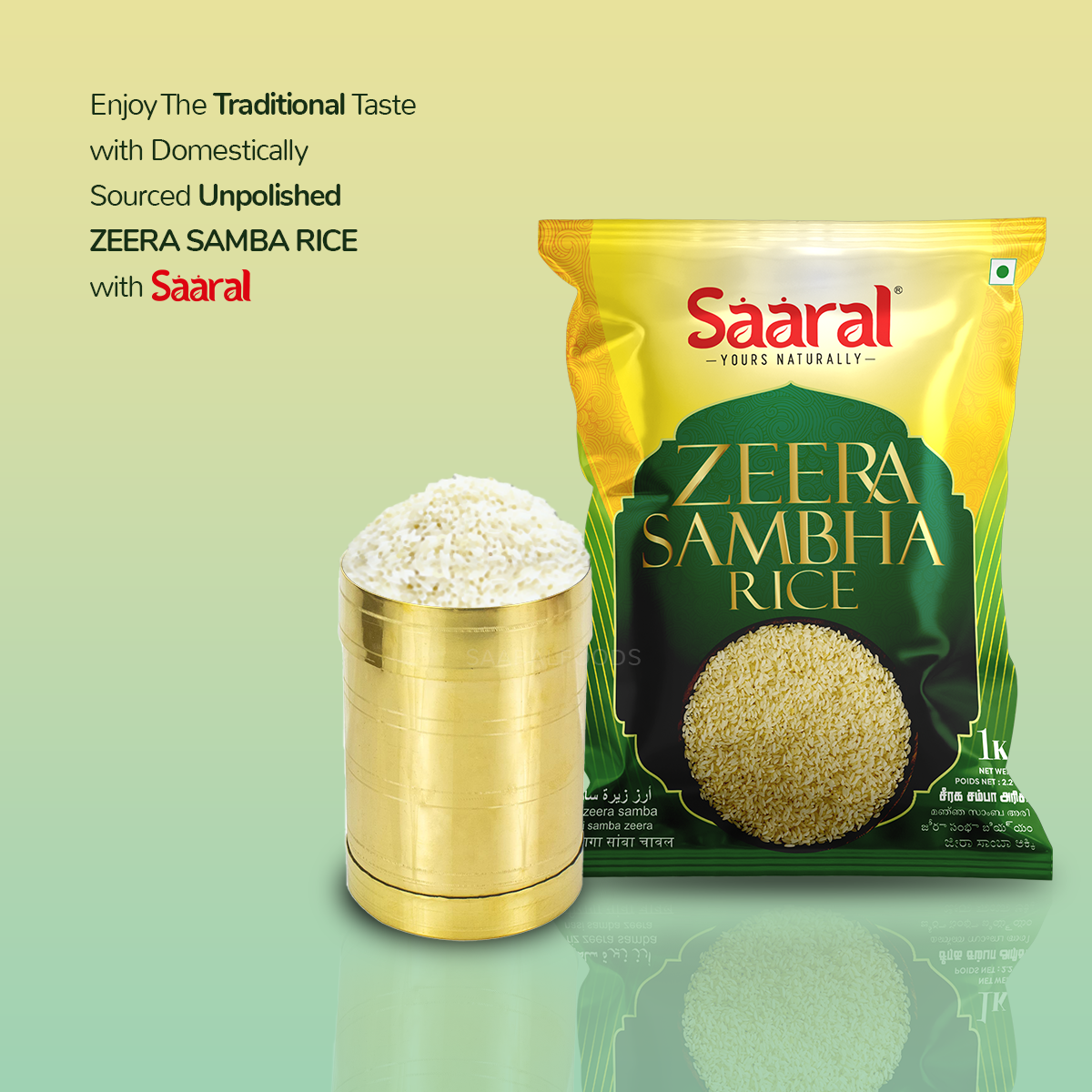 Saaral Seeraga Samba Rice - 1kg